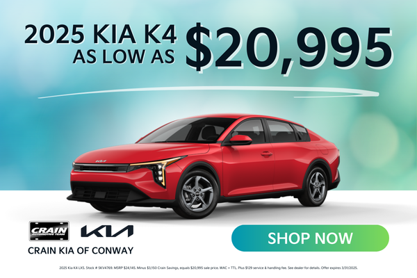 Kia Dealer in Conway, AR| New Kias in Conway | Crain Kia of Conway