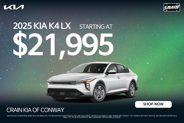 Kia Dealer in Conway, AR| New Kias in Conway | Crain Kia of Conway